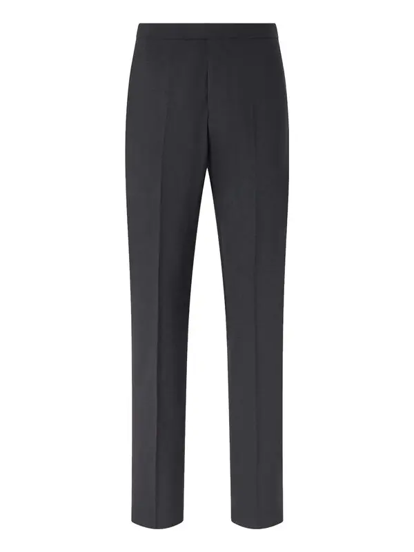 FAVOURBROOK Dalton Slim-fit Straight-leg Stretch-wool Tuxedo Trousers - Black