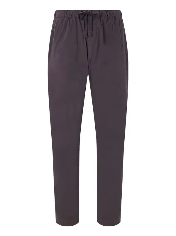Hartford Joggy Straight-leg Cotton Trousers - Blue