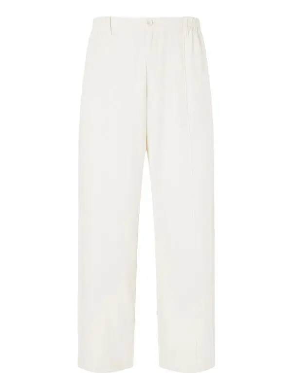 KARDO Kedar Straight-leg Cotton Trousers - Neutrals