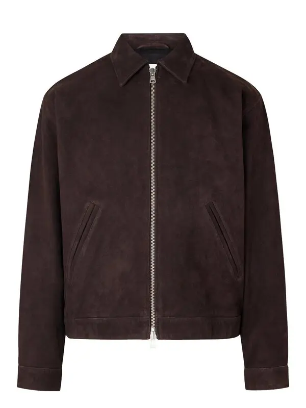 Nn07 Petrus 80030 Suede Jacket - Brown