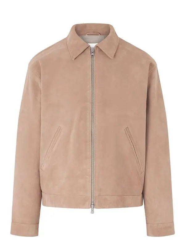 Nn07 Petrus 80030 Suede Jacket - Neutrals