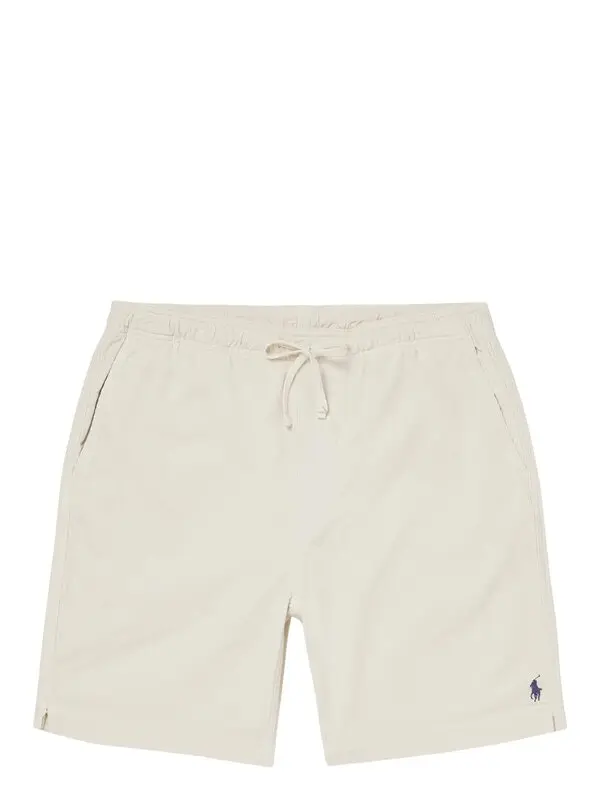 Polo Ralph Lauren Straight-leg Cotton Drawstring Shorts - Neutrals