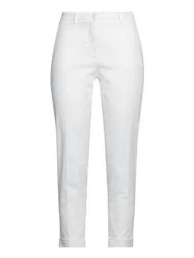19.70 NINETEEN SEVENTY Tapered Twill Pants - White