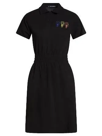 Karl Lagerfeld Mini T-shirt Dress - Black