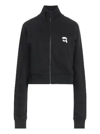 Karl Lagerfeld Sweatshirt In Organic Cotton And Polyester - Black