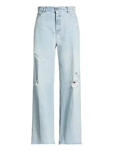 GOLDEN GOOSE Cotton Wide-leg Jeans - Blue