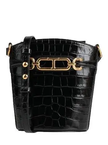 TOM FORD Calfskin Bucket Bag - Black