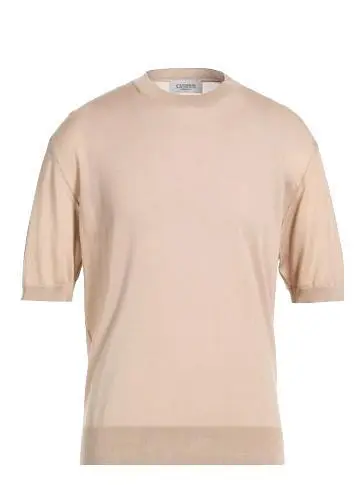 LANEUS Lyocell Knit Top - Beige