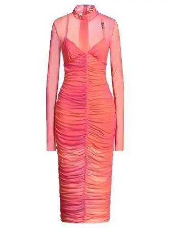 Versace Midi Bodycon Dress - Orange