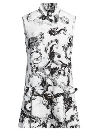 Versace Mini Flared Dress - White