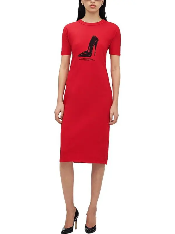 WILLY CHAVARRIA Knit Dress - Red Hot