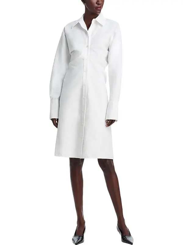 TOTEME Slouch Shirt Dress - Off-white