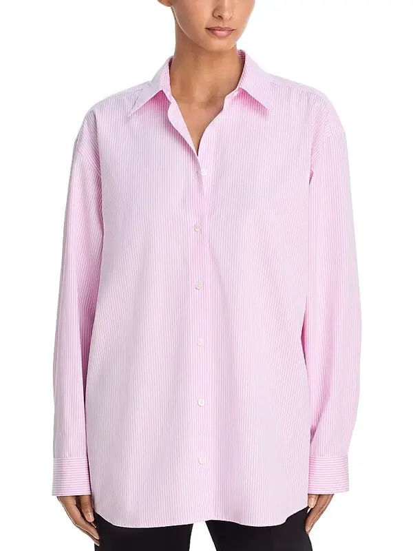 TOTEME Classic Shirt - White/bloom