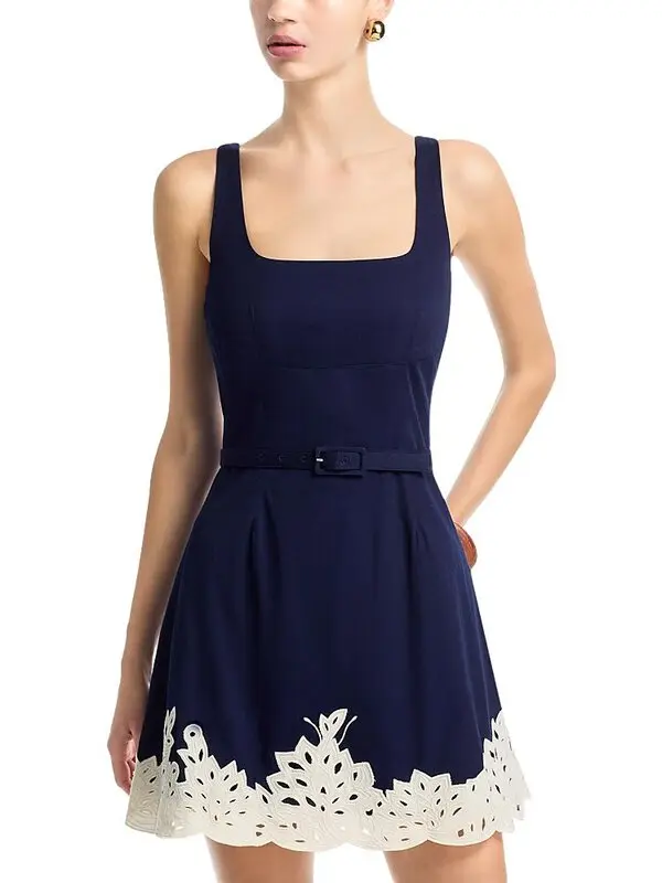 Tanya Taylor Paige Dress - Maritime Blue
