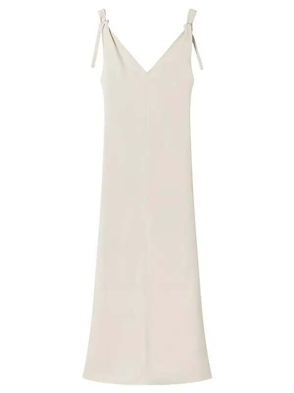 Co Pleated Slip Dress - Pearl