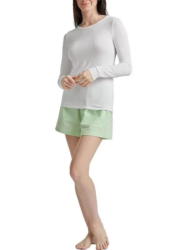 Polo Ralph Lauren Sheer Long Sleeve Top - White Cloud