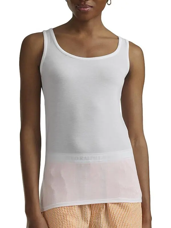 Polo Ralph Lauren Midnight Sheer Tank - White Cloud