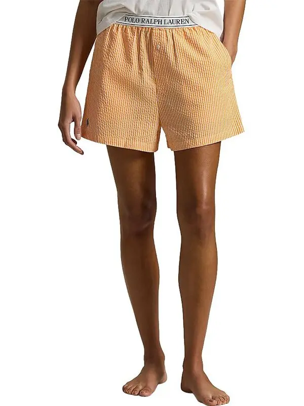 Polo Ralph Lauren Seersucker Boxer Shorts - Carrot Curl