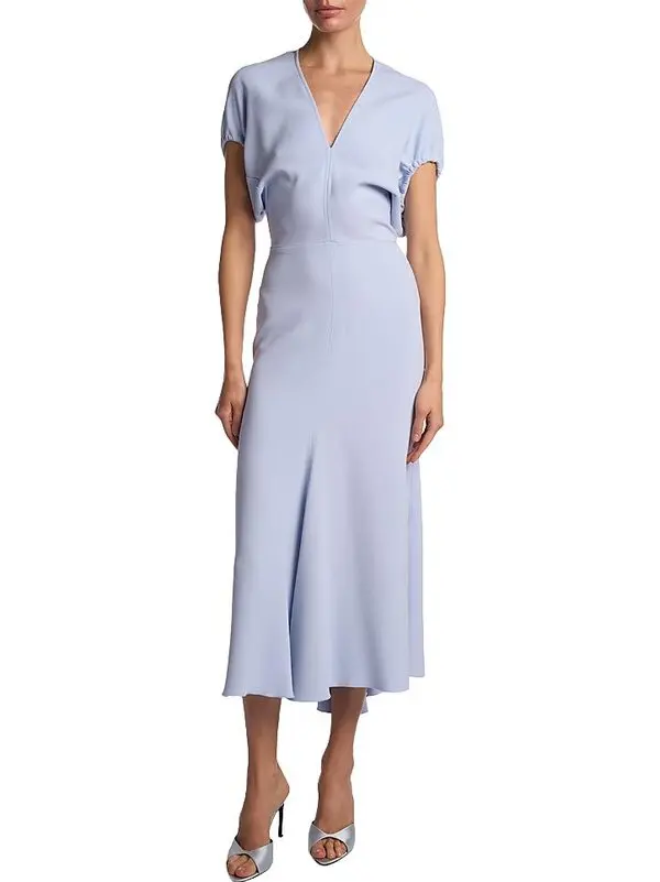 Victoria Beckham Edith Midi Dress - Cloud Blue