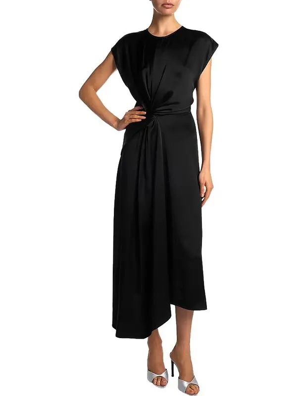 Victoria Beckham Twist Waist Dress - Black