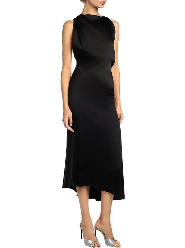 Victoria Beckham Sleeveless Twist Dress - Black