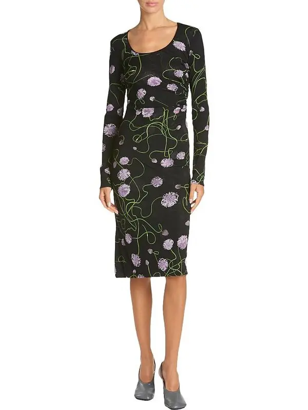 Stella McCartney Mesh Midi Dress - Multicolor
