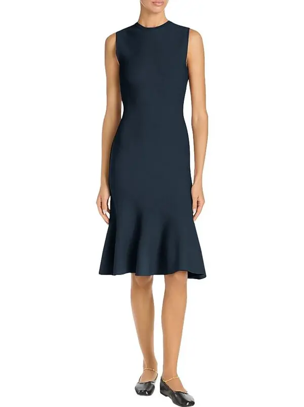 Stella McCartney Sleeveless Peplum Dress - Navy