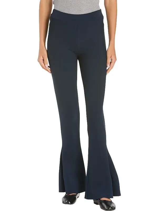 Stella McCartney Silk Flare Hem Pants - Navy