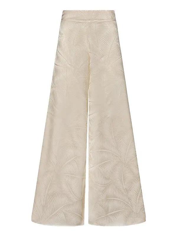 Johanna Ortiz Jacquard Musical Pants - Ecru