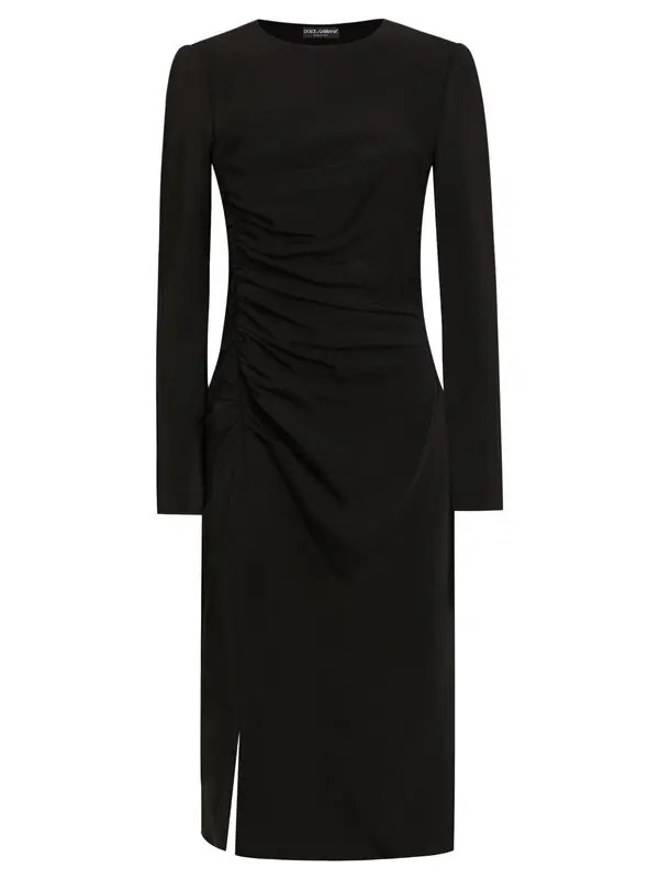 Dolce & Gabbana Structured Cady Dress - Black