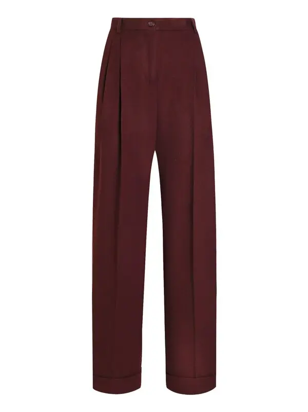 Dolce & Gabbana Cashmere Trousers - Purple
