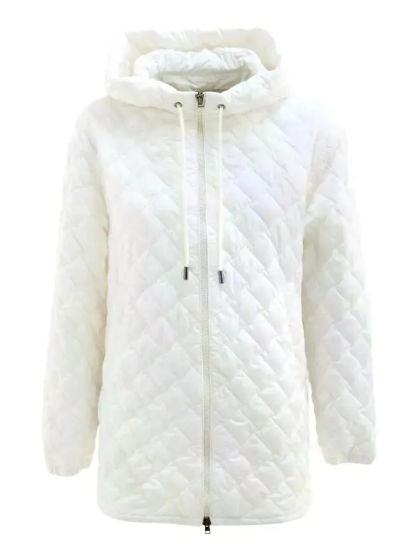 Herno Quilted Hooded Jacket - White