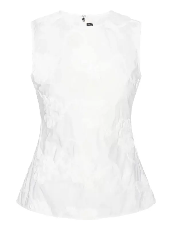 ROTATE BY BIRGER CHRISTENSEN Sleeveless Blouse - White