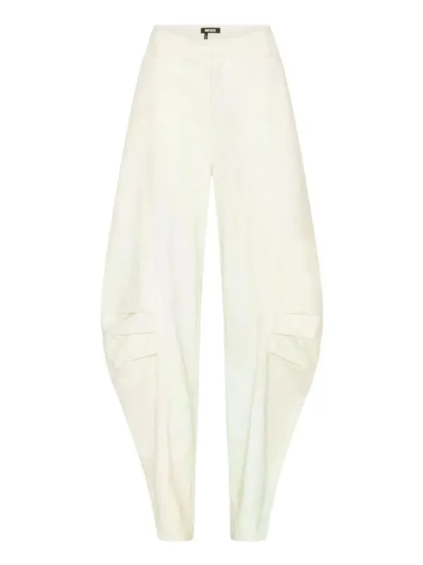 ROTATE BY BIRGER CHRISTENSEN Tapered Trousers - Neutrals