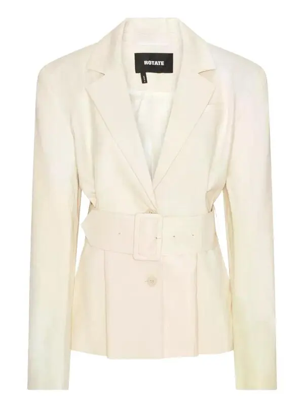 ROTATE BY BIRGER CHRISTENSEN Belted Blazer - Neutrals