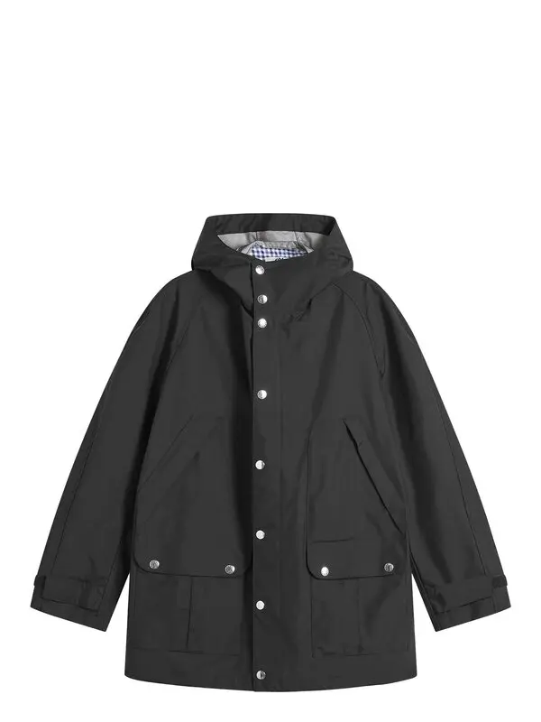 Junya Watanabe Nylon Laminated Mackintosh Parka - Black