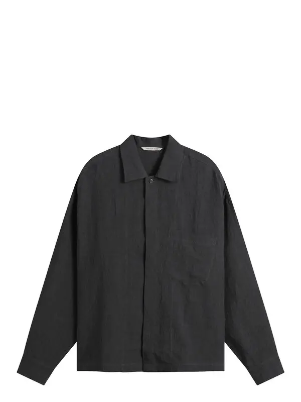 A KIND OF GUISE Rumba Shirt - Coal Linen