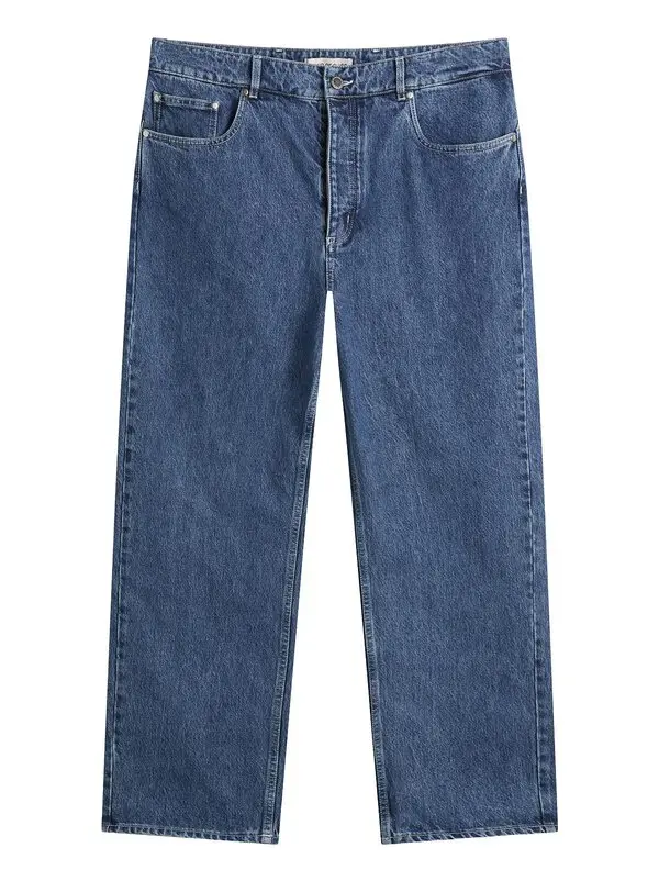 A KIND OF GUISE Terek Wide Leg Jeans - Worn Denim