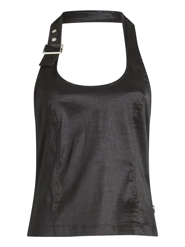 HOSBJERG Bliss Halterneck Top - Black