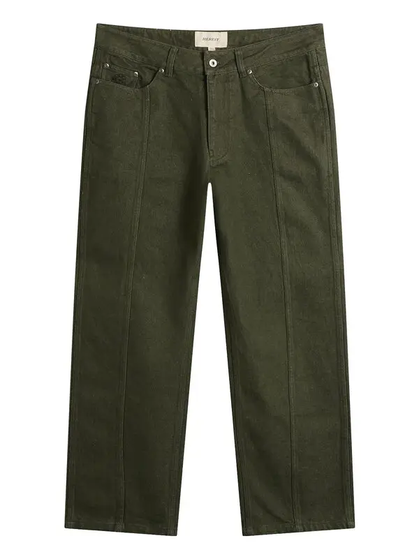 HERESY Alga Wide Leg Jeans - Green