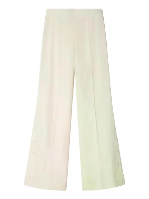 Sandro Button Palazzo Pants - Neutrals