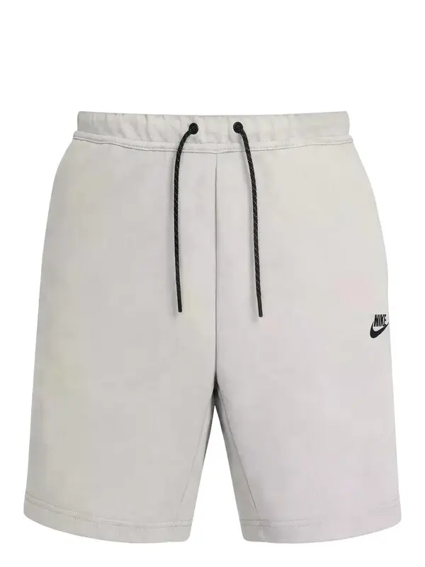 Nike Logo-detail Drawstring Shorts - Grey