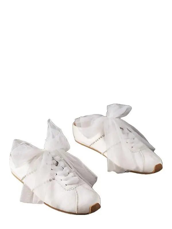 Badgley Mischka Willy Mule Sneakers - White