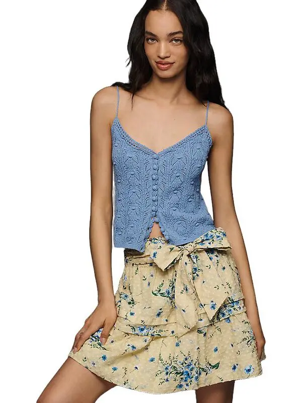 THE SOMERSET COLLECTION BY ANTHROPOLOGIE The Somerset Collection Mini Skirt - Navy