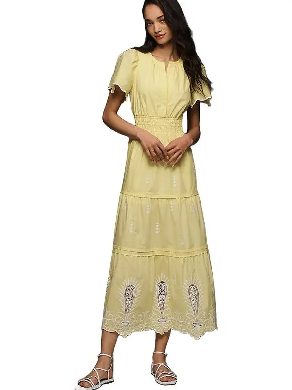 THE SOMERSET COLLECTION BY ANTHROPOLOGIE The Somerset Collection Maxi Dress - Honey Dew