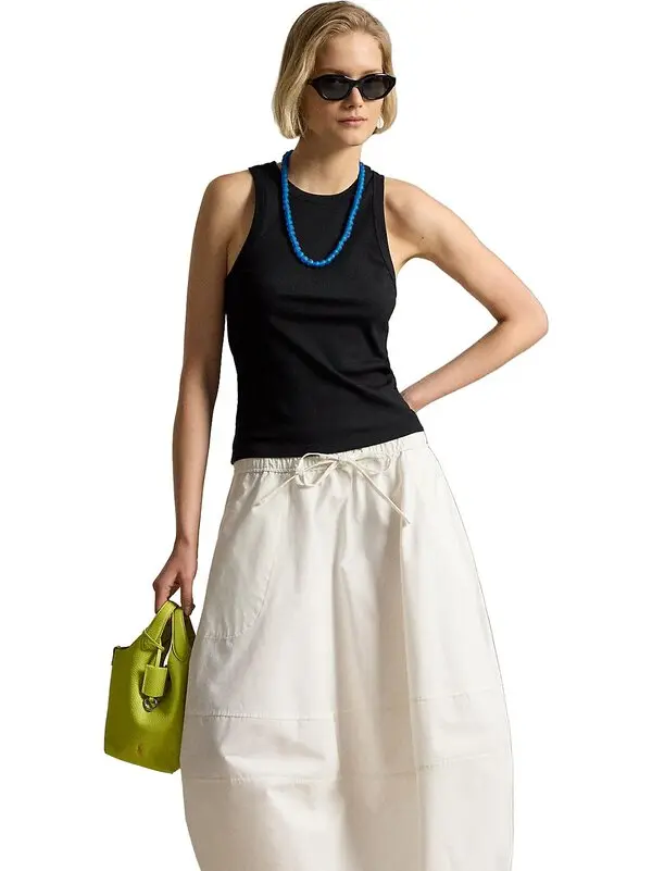 Ralph Lauren Cotton Cocoon Skirt - Nevis