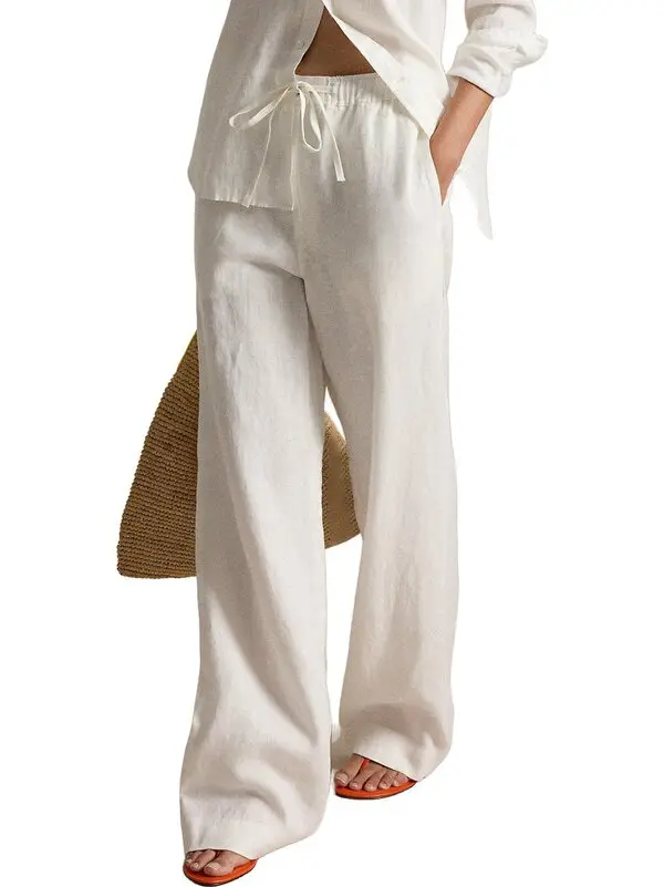 Ralph Lauren Linen Drawstring Pant - Nevis