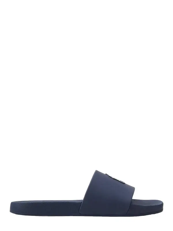 Ralph Lauren Lennon Big Pony Slide - Navy