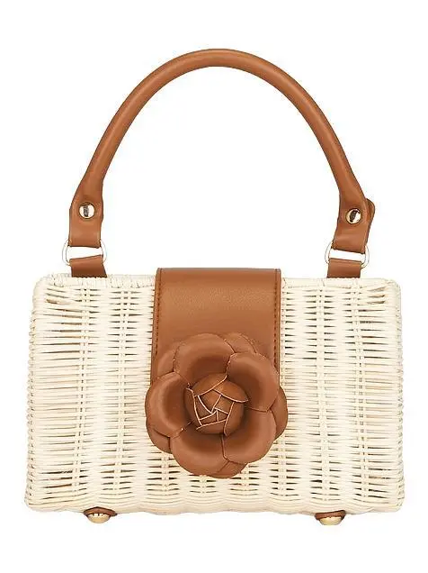 BTB LOS ANGELES Melody Clutch - Tan
