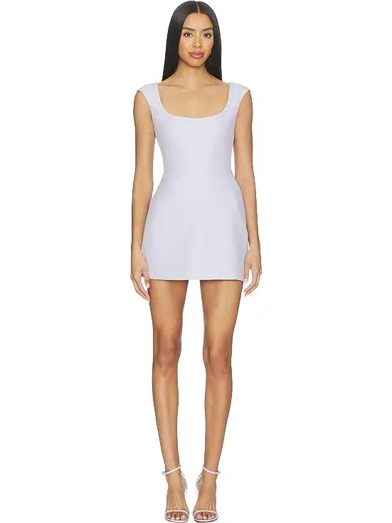 SAU LEE Bryn Mini Dress - Lavender
